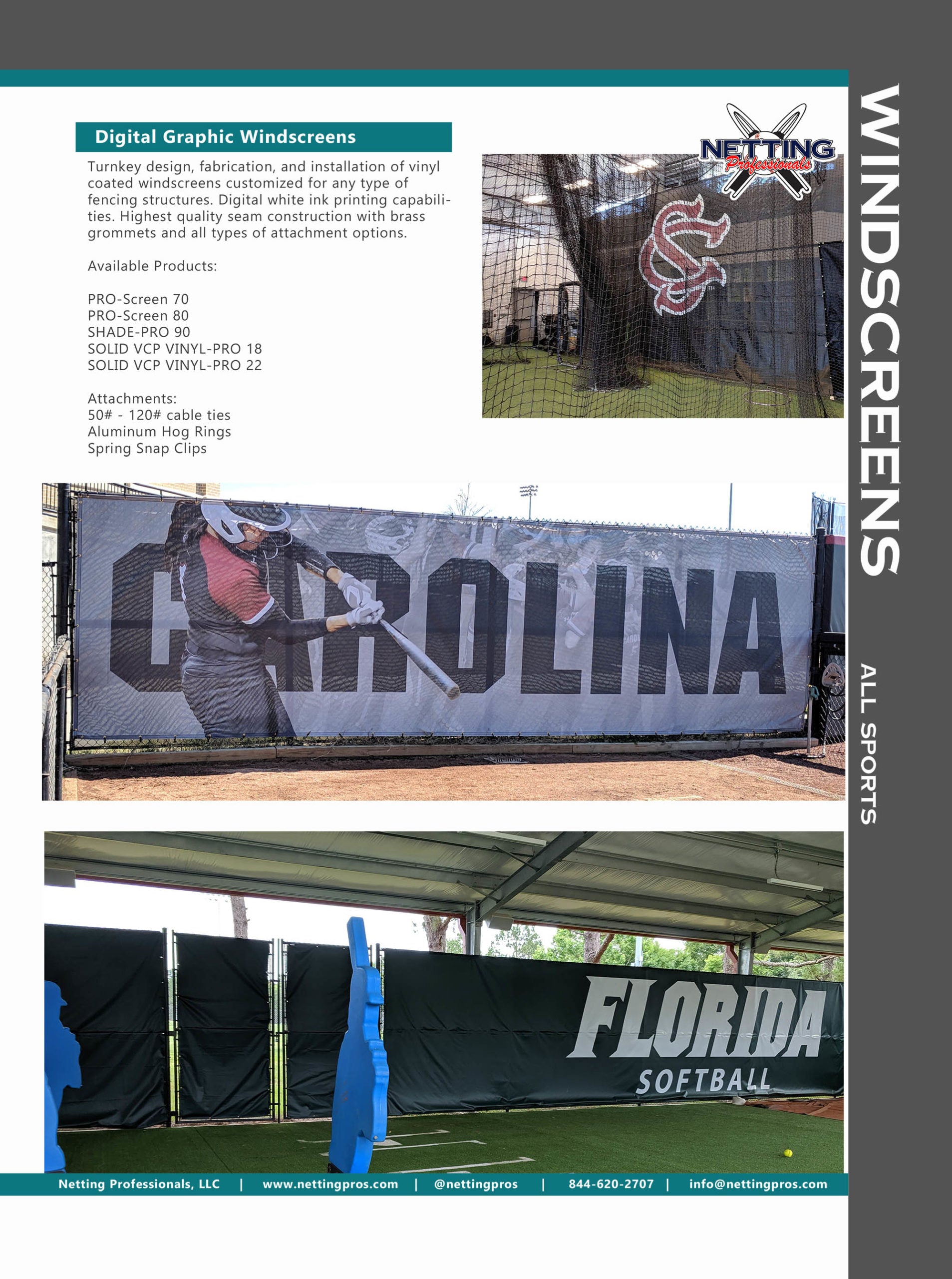 Custom Windscreen – Netting Pros