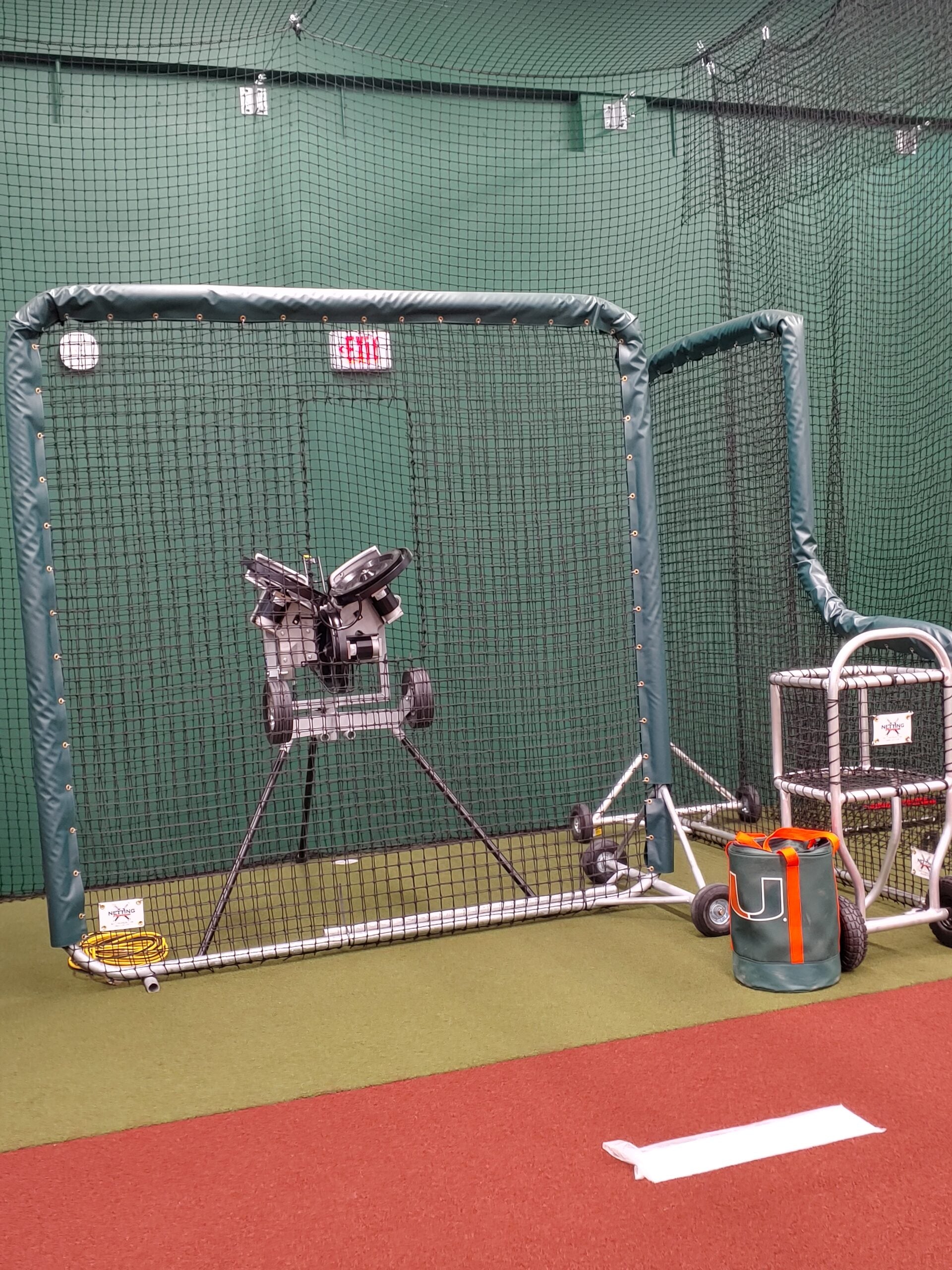 8 x 8 Pro Pitching Machine Screen – Netting Pros